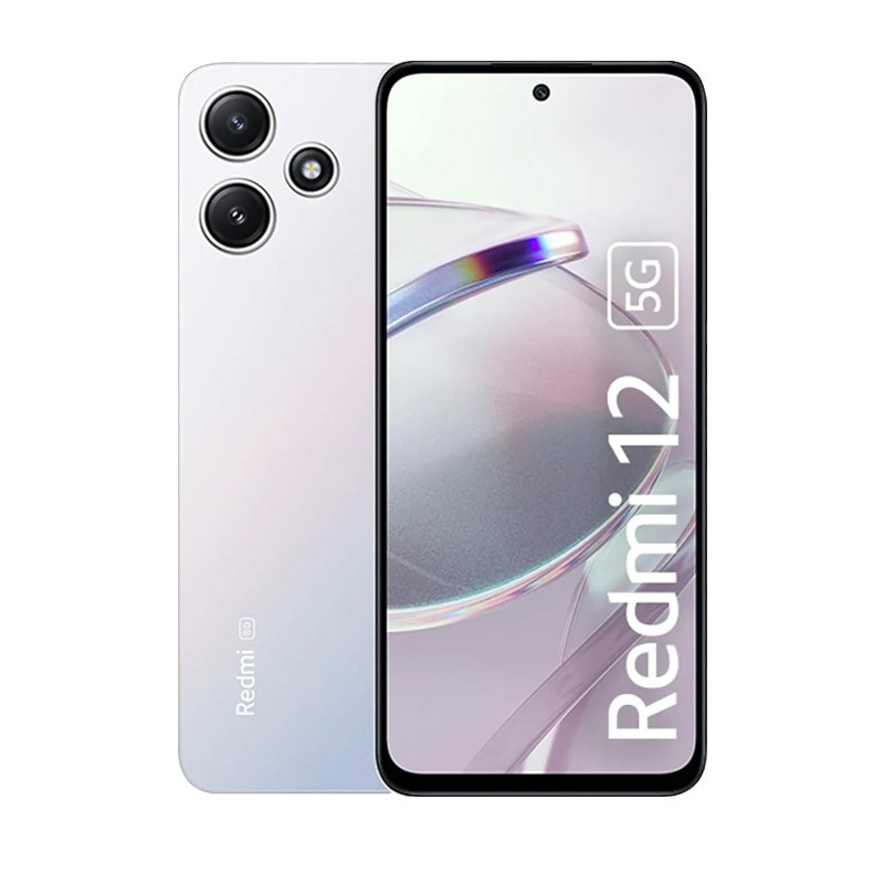 Xiaomi Redmi 12 5G (6GB RAM, 128GB, Moonstone Silver) sathya.in